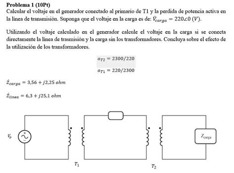 Solved Calculate The Voltage In The Generator Connected To Chegg Com