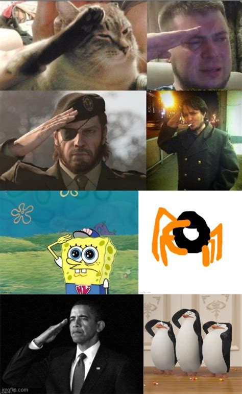 Ultimate Salute Blank Template Imgflip
