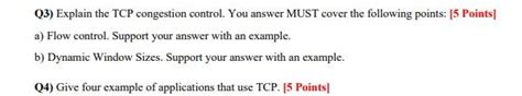 Solved Explain The TCP Congestion Control You Answer Chegg