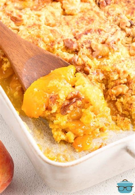 Peach Dump Cake The Country Cook