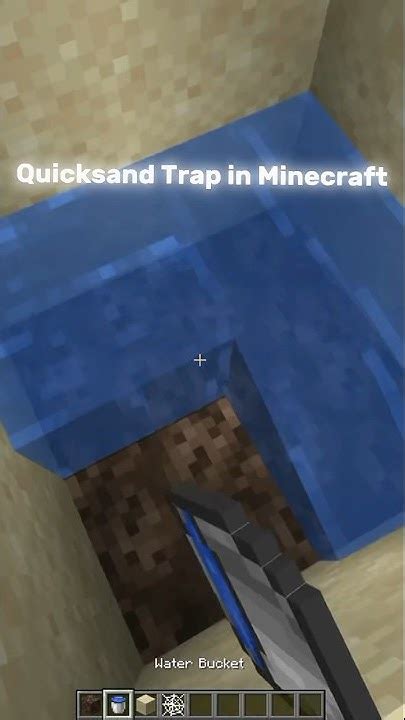 Quicksand Trap In Minecraft Youtube