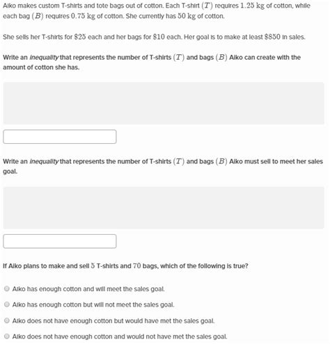 Two Variable Linear Inequalities Word Problems Khan Academy Wiki Fandom