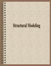 Structural Modeling Pdf Structural Modeling Definition A Structural Model Is A Formal Way