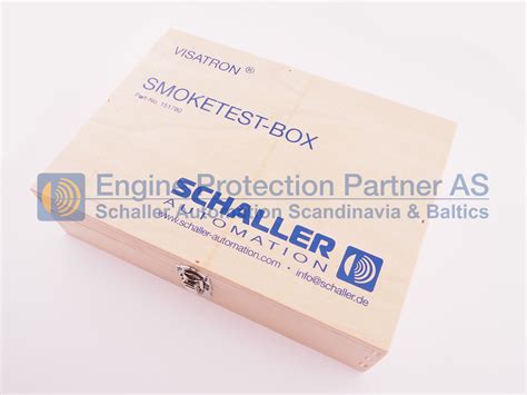 Smoke Test Box For Oil Mist Detector Vn2020 Engine Protection Partner As