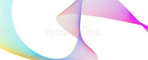 Gradient Wave Pattern On White Stock Illustration Illustration Of