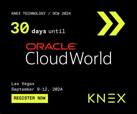 Knex Technology On Linkedin Ocw Cloudworld Oracleaces Technology Cloud
