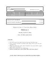 Practice Midterm Pdf NAME Babe ID SECTION Andrew Gitlin