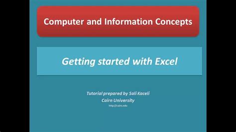 excel 2010 tutorial a comprehensive guide youtube