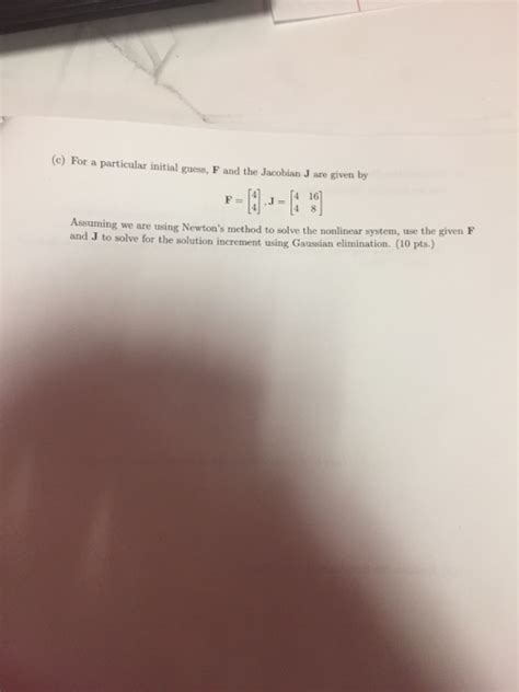 Solved 4 Nonlinear Linear Systems 25 Pts You Are Given
