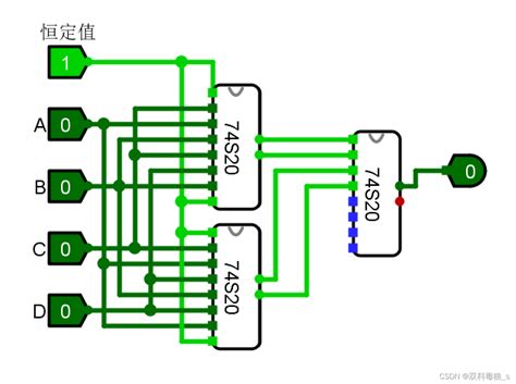 【实验三】 组合逻辑电路的分析与设计 74ls00与74ls04组合逻辑电路 csdn博客