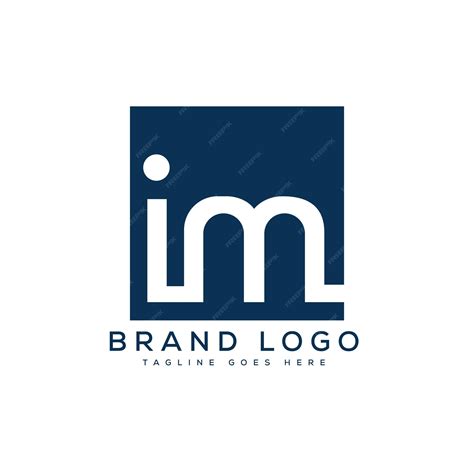 Premium Vector Creative Vector Logos With The Letter Im