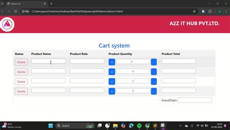 Gauri Tawale On Linkedin Billingsystem Cartsystem Frontenddevelopment