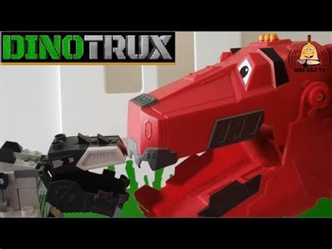 Dinozor Makineler Ty Rex Ve D Structs Mücadelesi Dinotrux Ty Rex Vs D