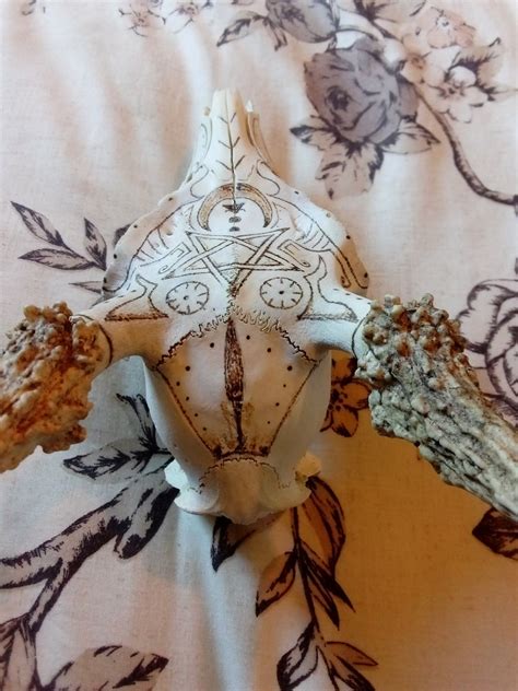 Pyrography Deer Skull Etsy Pyrography Deer Skull Etsy