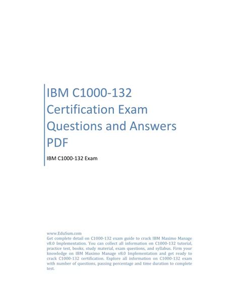 PPT IBM C Certification Exam Questions And Answers PDF PowerPoint Presentation ID