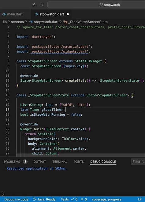 learn flutter timer android coding flutter iosdeveloper