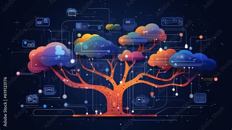 Crm Cloud Computing Concept Crm Erp 8k High Quality Illustration Stock Illustration Adobe