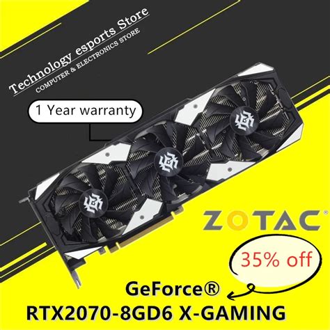 Zotac Original Geforce Rtx 2070 8gb Video Cards Gpu Rtx 2070 8gb X Gaming Gaming Graphics Card