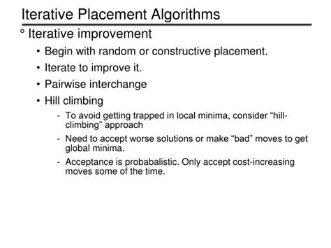 ppt ece 506 reconfigurable computing lecture 7 fpga placement