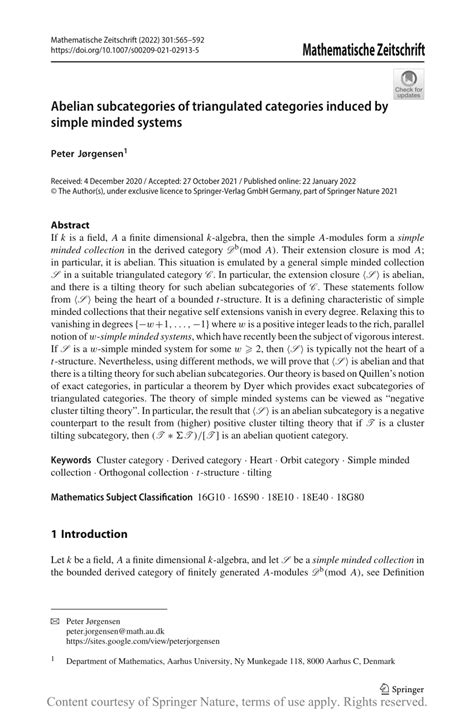 Abelian Subcategories Of Triangulated Categories Induced By Simple Minded Systems