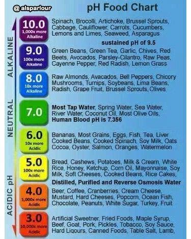 Ph food chart – Artofit