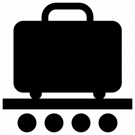 Airport Baggage Carousel Baggage Claim Checked Baggage Passenger Luggage Icon Download On