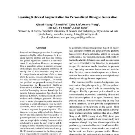 Learning Retrieval Augmentation For Personalized Dialogue Generation