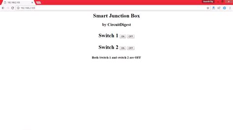 Iot Based Smart Junction Box For Home Automation Using Esp8266