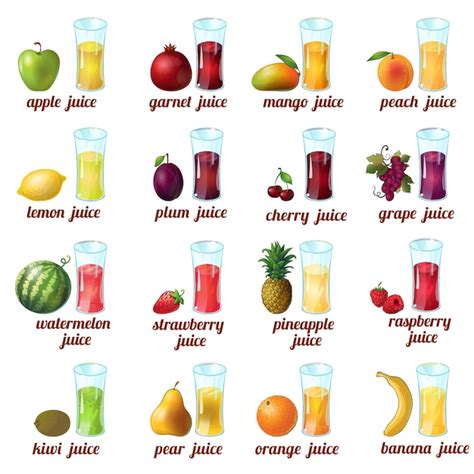 Fruit Juice Color Palette