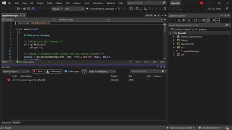 I Keep Getting The Error Lnk1104 Cannot Open File Glfw3lib Ropengl