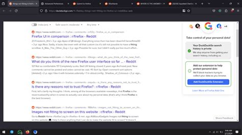 Things Not Fitting In Ui R Firefox