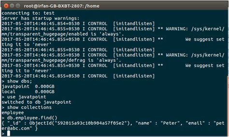 Php Mongodb Tpoint Tech
