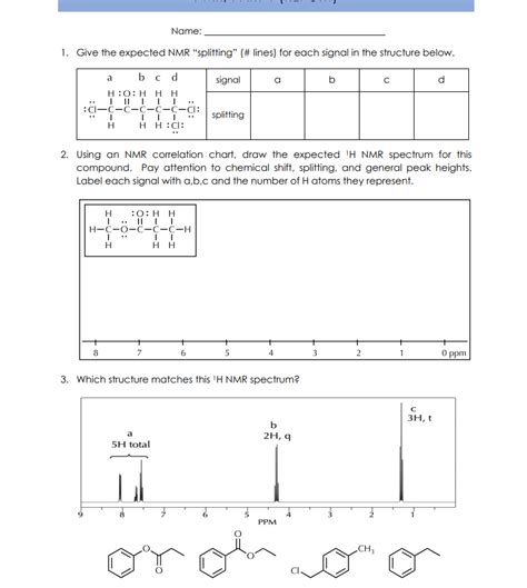 Solved NMR PART 1 INTRODUCTION Nuclear Magnetic Resonance Chegg Com