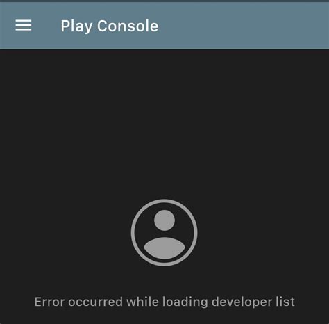 anyone else having this issue play console app error web version