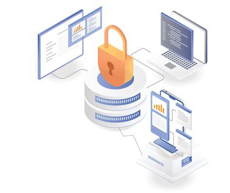Technology Server Data Security Lock Vector Art At Vecteezy