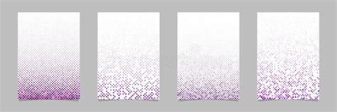 Abstract Dot Pattern Brochure Template Sets Stock Vector Illustration Of Leaflet Polka 153754454