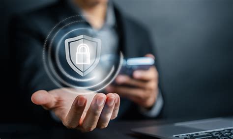 Cybersecurity And Privacy And Protect Data Concept Shield Icon And Internet Network Security