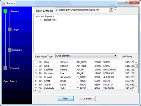 Import Xml File Data To Postgresql