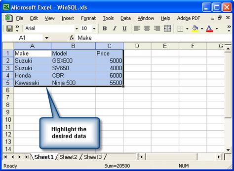 How To Query Data In Ms Excel File With Odbc