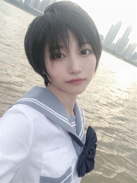 あ～これはべっぴんさんですわ帅嘤嘤ちゃん画像！ 清楚系ビッチのエロ画像・動画ブログ Girl Short Hair Short
