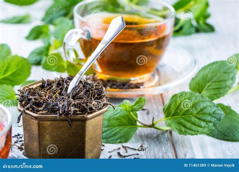 Tea Mint Tea Herbal Tea Mint Leaf Mint Leaves Tea In A Glass Cup
