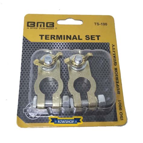 Jual Terminal Kepala Aki Accu Kuningan Set 2pcs Ts 100 Terminal Set