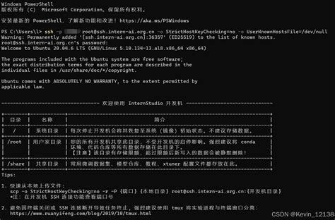 书生·浦语大模型 入门岛 第1关linux 基础知识 Csdn博客