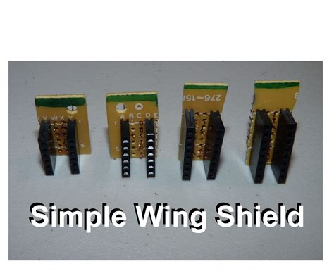 Simple Arduino Wing Shield 5 Steps With Pictures Instructables