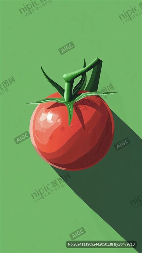 ai创作图小番茄插画 番茄插画设计 原创卡通西红柿 鼠绘蔬菜红椒西红柿 小西红柿插画 蔬菜类素材番茄绘画 西红柿插画 圣女果噪点插画 圣女果