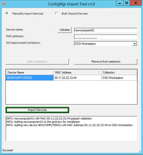 Configmgr Import Tool V1 0 Import Devices Daniel Engberg