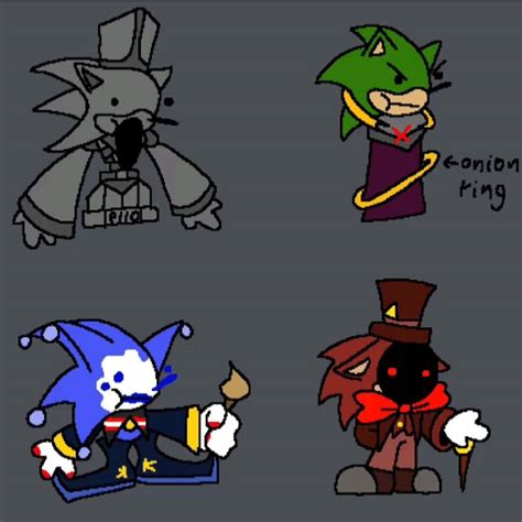 The Guardians Lord X Sonic Fanart Jester Sonic And King Shadow
