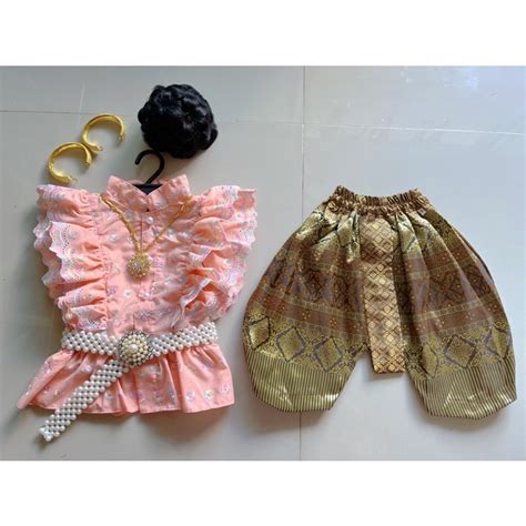 ชุดไทยเด็กผู้หญิงชุดไทยไปโรงเรียนชุดไทยน่ารักๆ Kob Thaipick