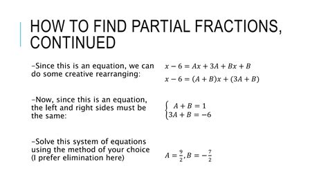 Introduction To Partial Fractions PPTX