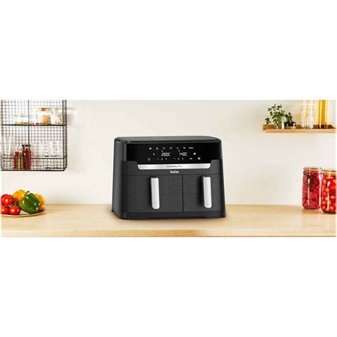 Фритюрник с горещ въздух Tefal Dual Easy Fry Xxl Ey9428e0 2700w Капацитет 11 л 7 автоматични